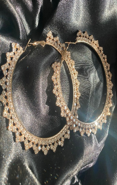 Gold Allure Hoop Earrings – Nash Couture